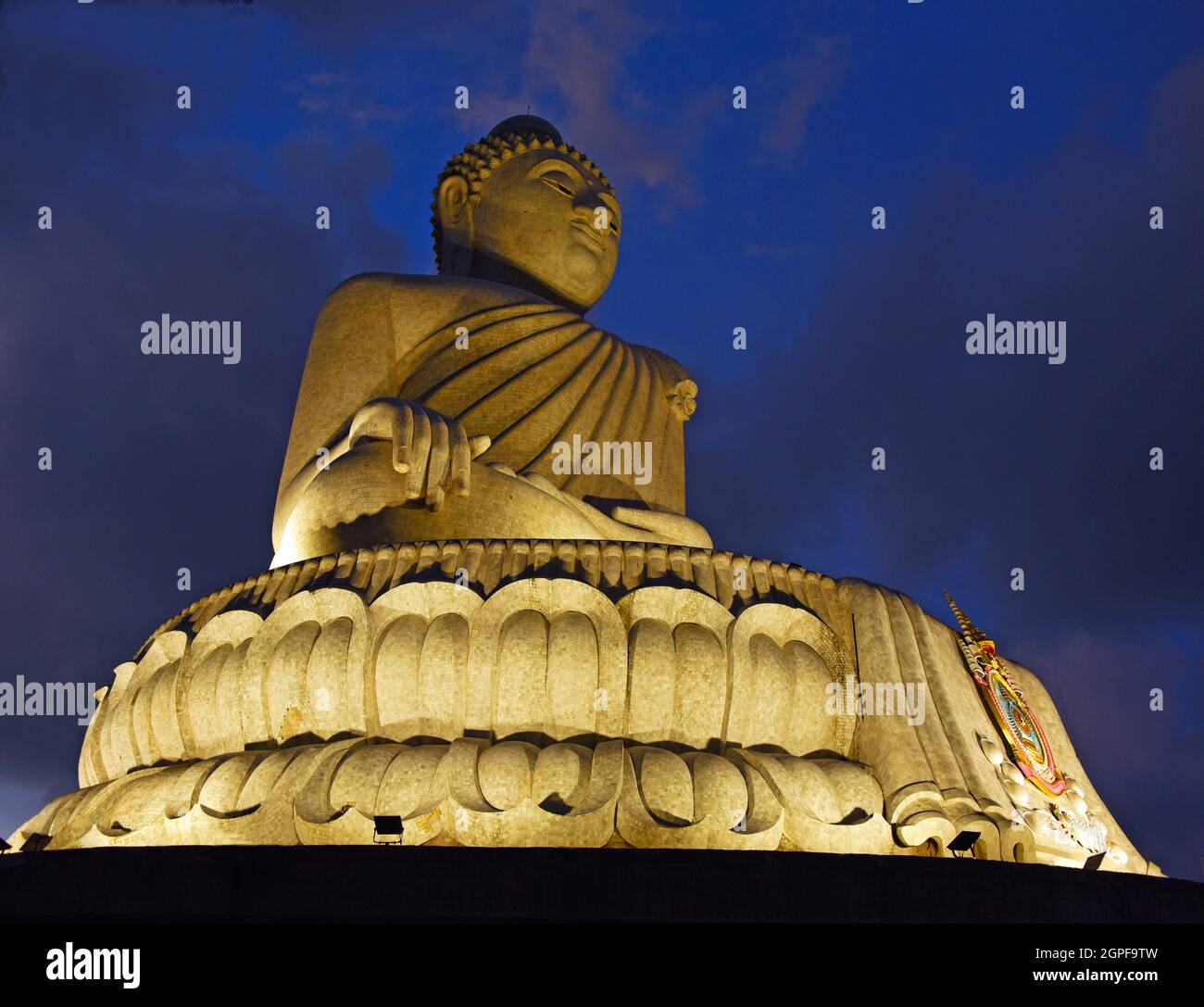 THAILAND, PHUKET, THE STATUE OF BIG BUDDHA, 45 METERS HIGHT, BUILT IN ...