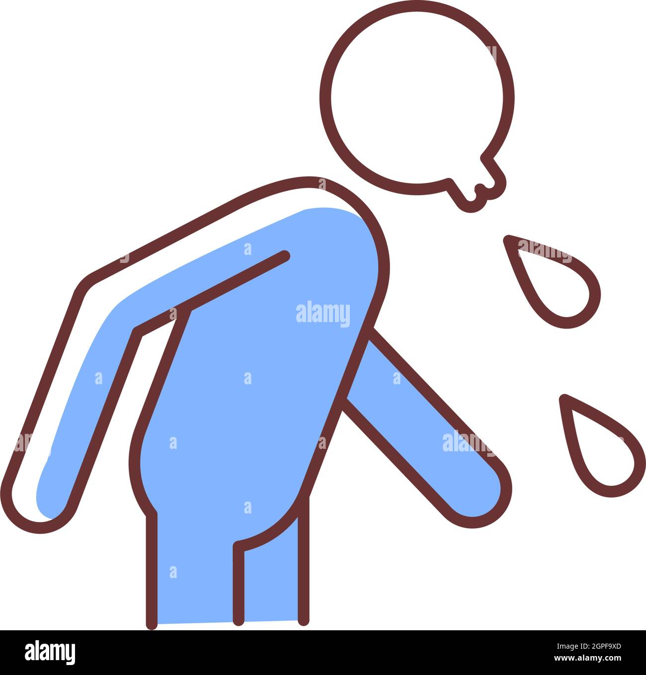 Spit RGB color icon Stock Vector Image & Art - Alamy