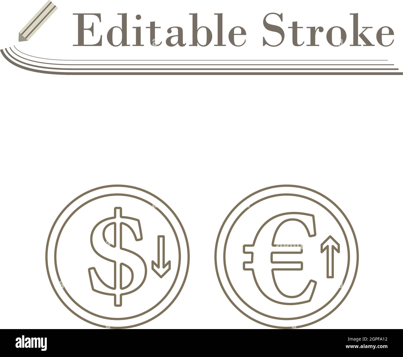Price growth modern line Stock Vector Images - Alamy
