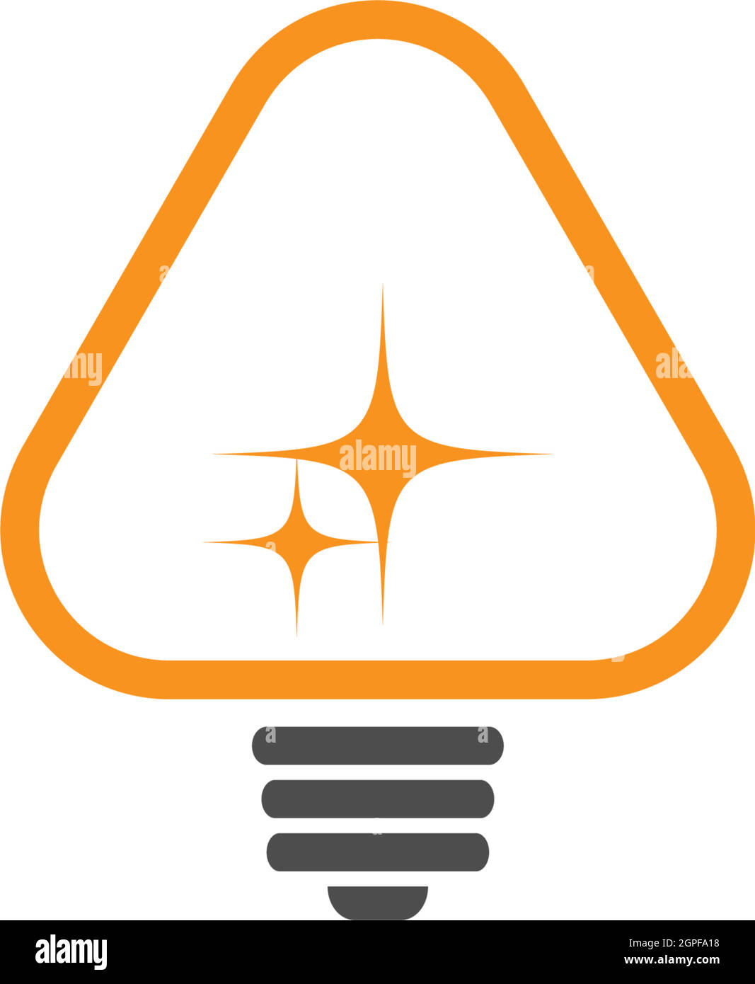 Light bulb lamp idea logo icon Stock Vector Image & Art - Alamy