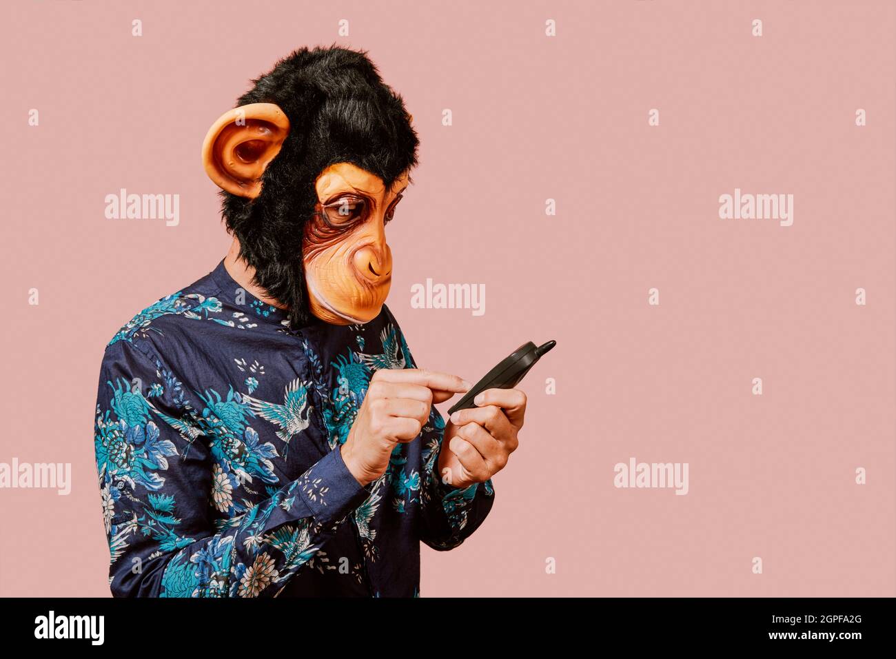 Man monkey mask hi-res stock photography and images - Alamy
