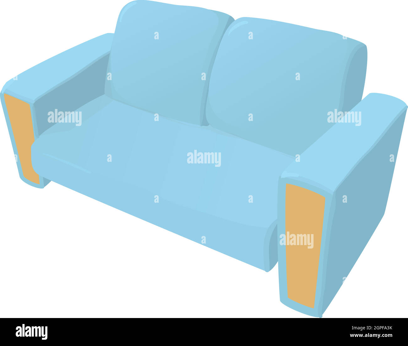 Sofa icon, cartoon style Stock Vector Image & Art - Alamy