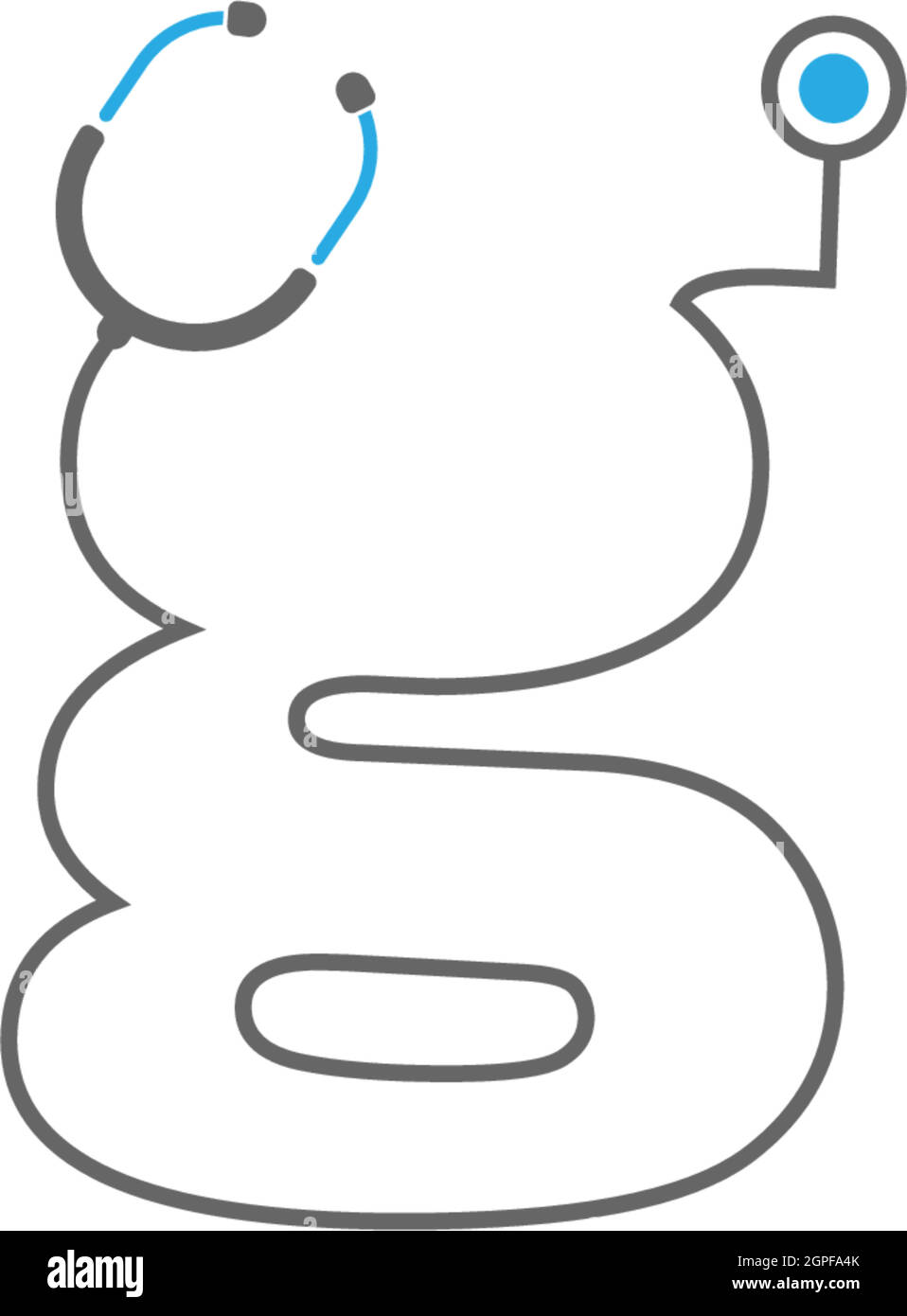 Letter logo icon medical Stock Vector Images - Alamy