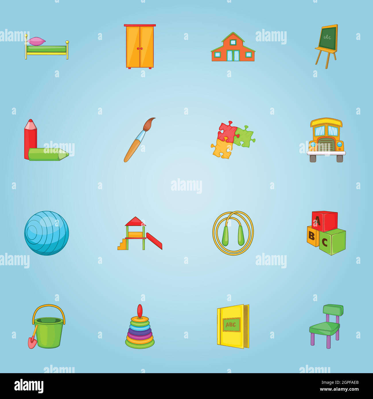 University kindergarten Stock Vector Images - Alamy