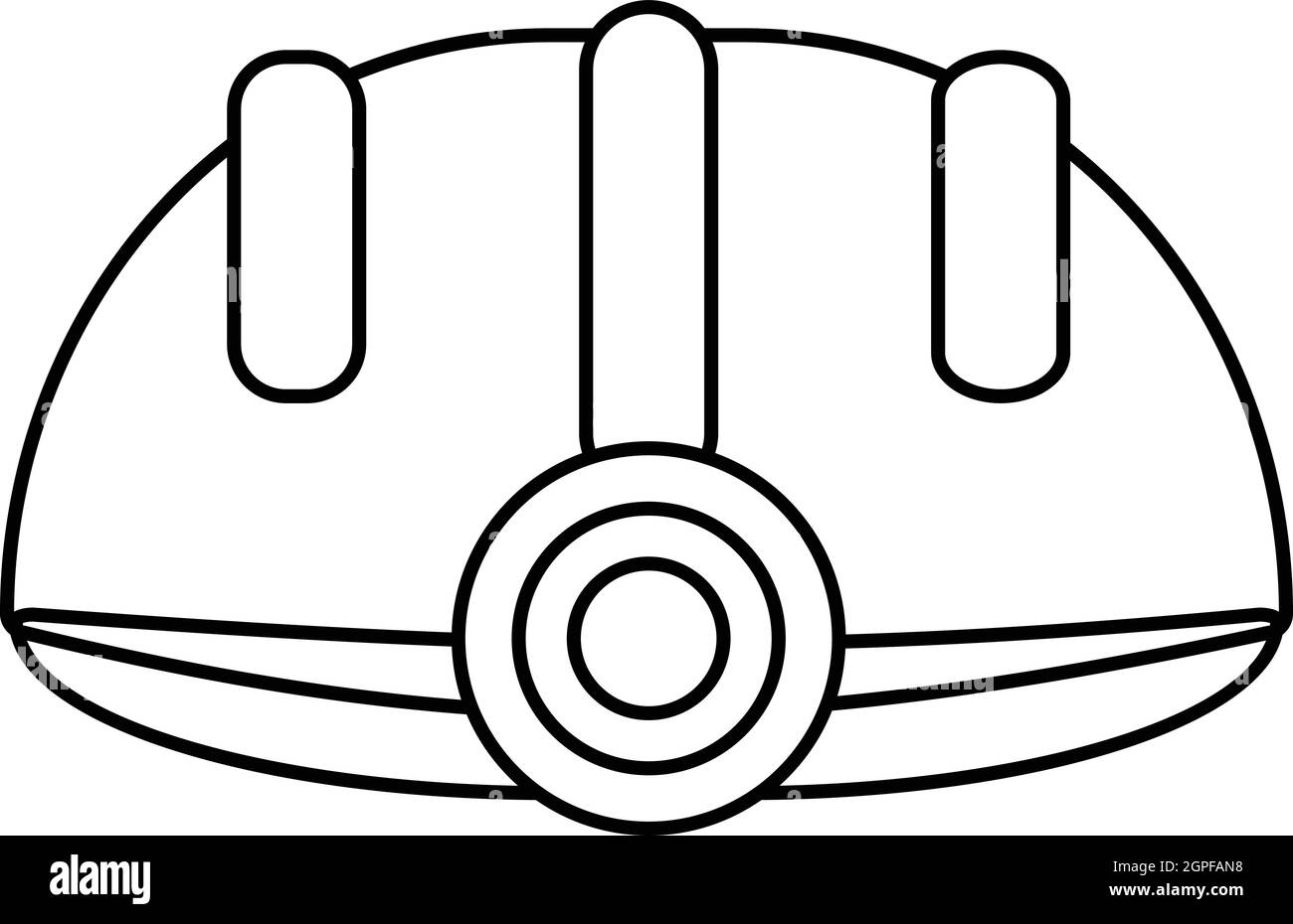 Safety helmet icon logo hi-res stock photography and images - Alamy