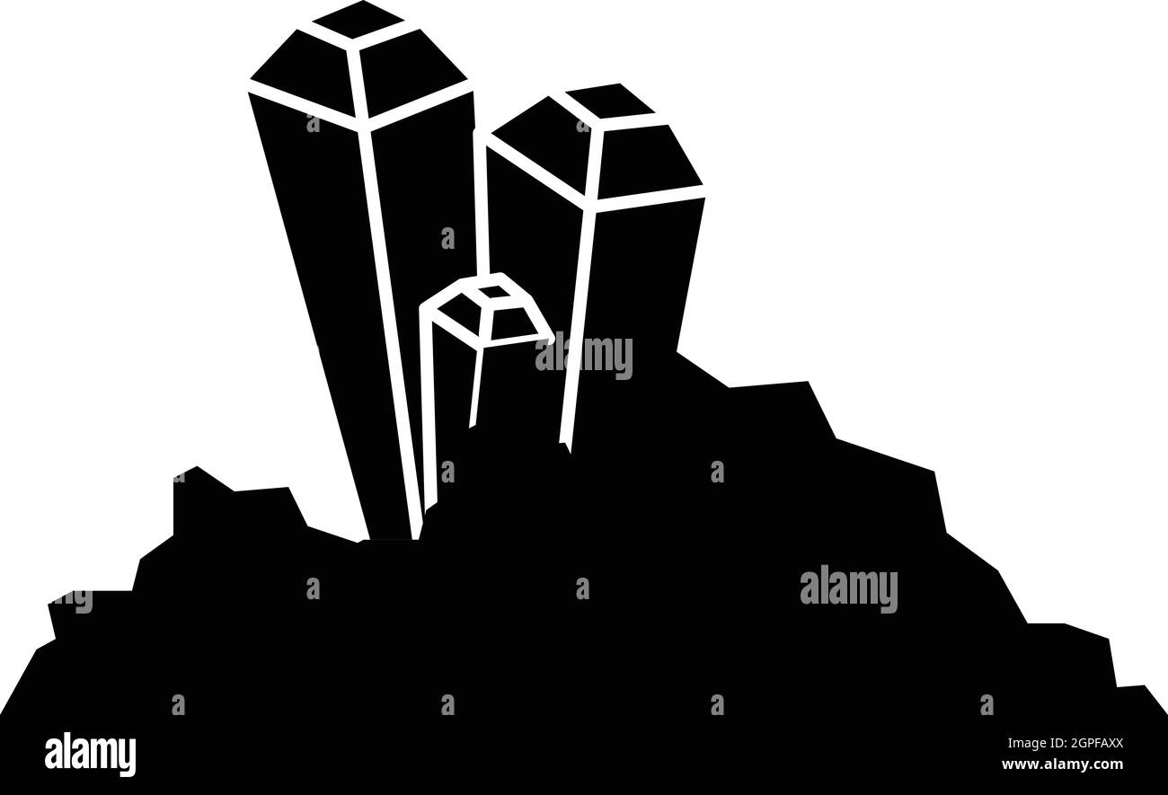 Amethyst crystal cave Stock Vector Images - Alamy