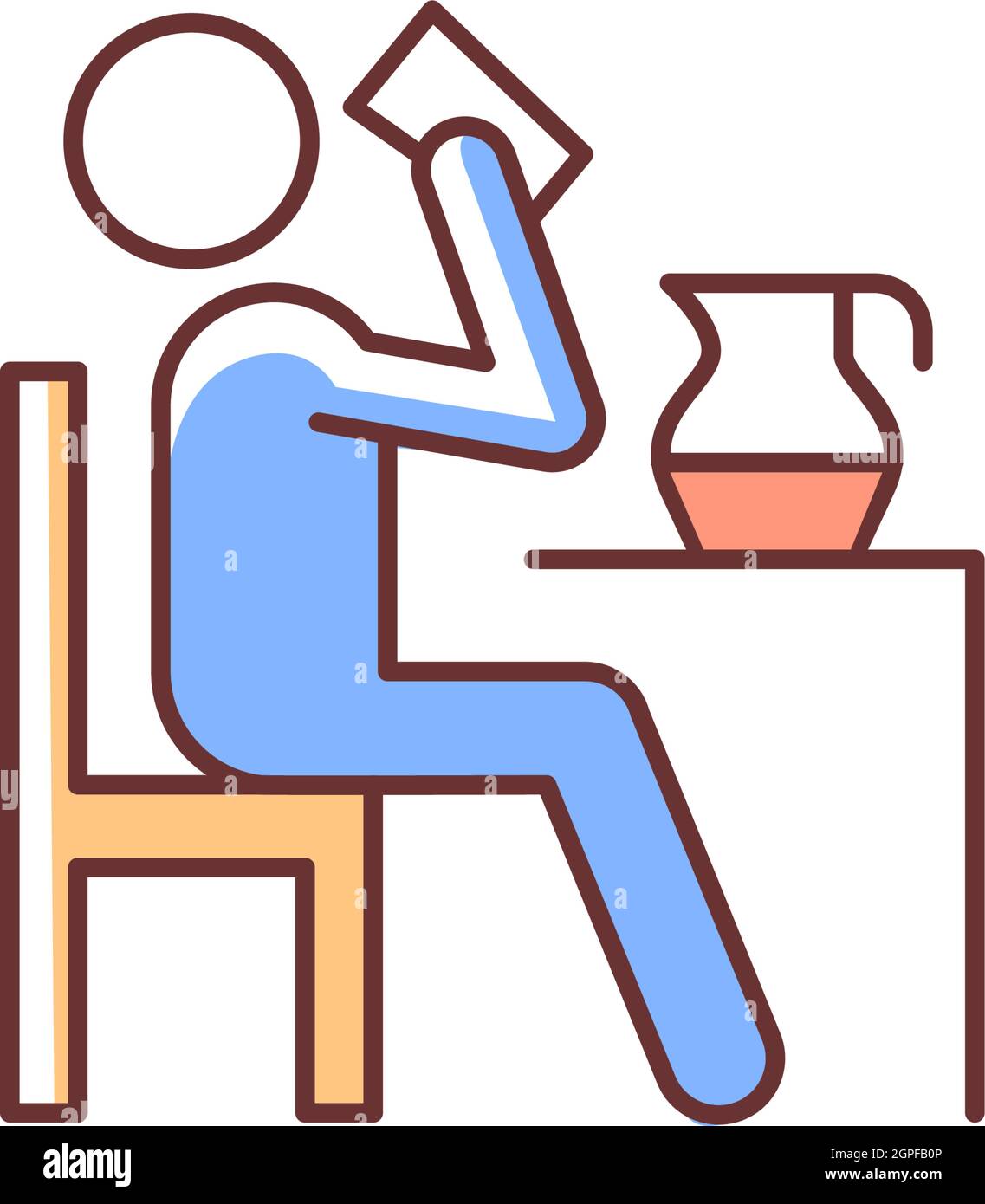 Drink RGB color icon Stock Vector Image & Art - Alamy