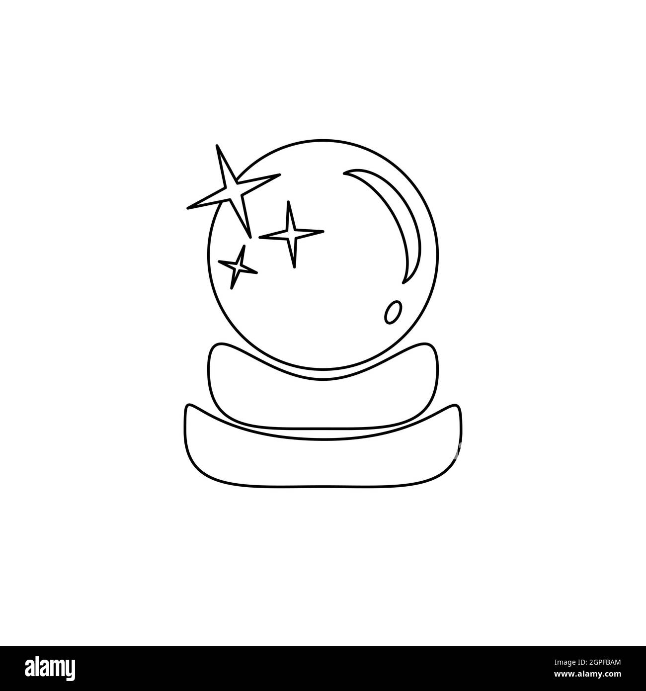 Magic crystal vector vectors Stock Vector Images - Alamy