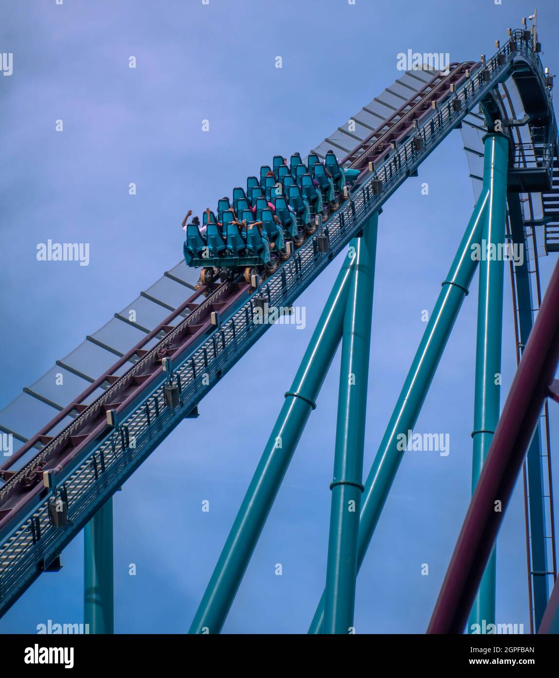 Orlando, Florida. September 28, 2021. People enjoying terrific Mako ...