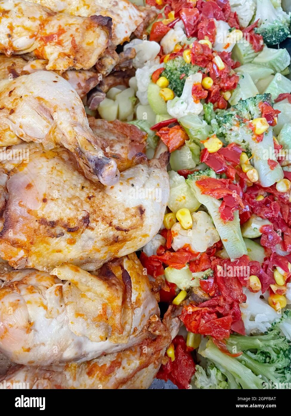 Chicken thigh texture hi-res stock photography and images - Alamy