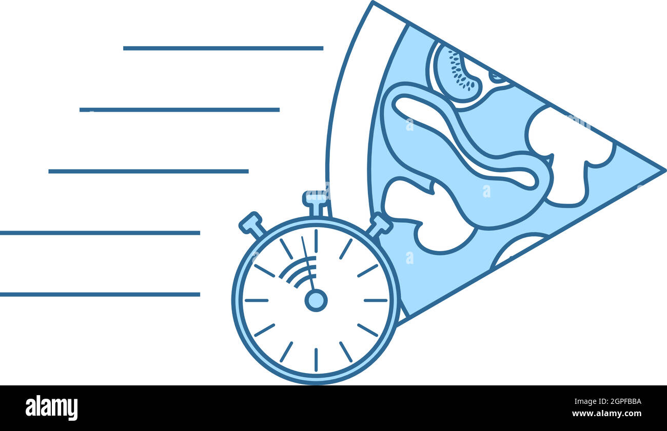 Pizza line icon concept Stock Vector Images - Alamy