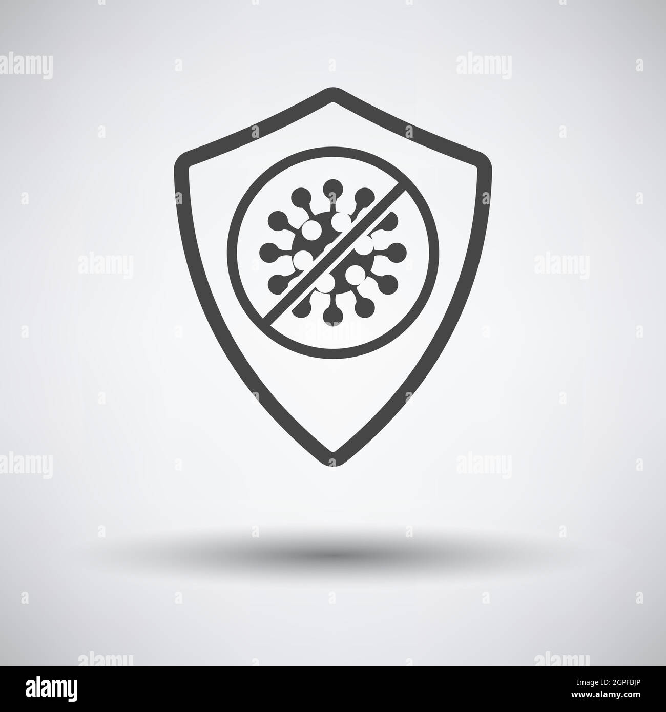 Flu virus cell shadow hi-res stock photography and images - Alamy