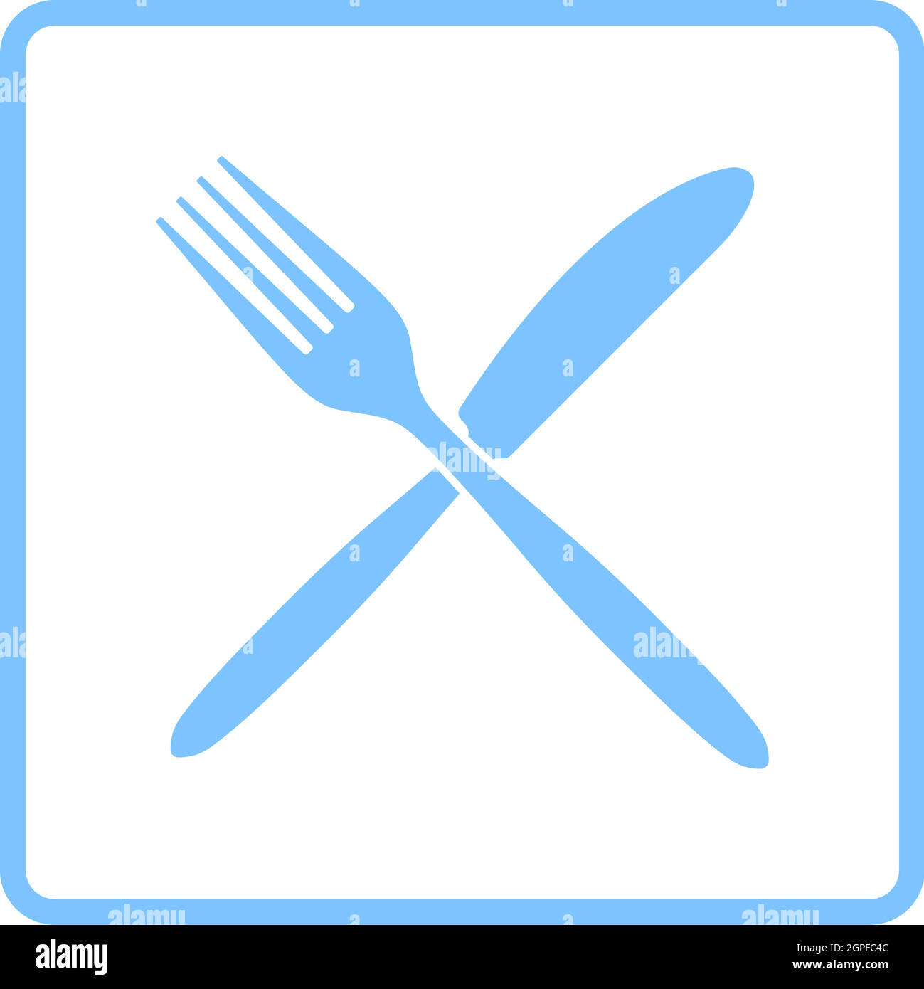 Fork And Knife Icon Stock Vector Image & Art - Alamy