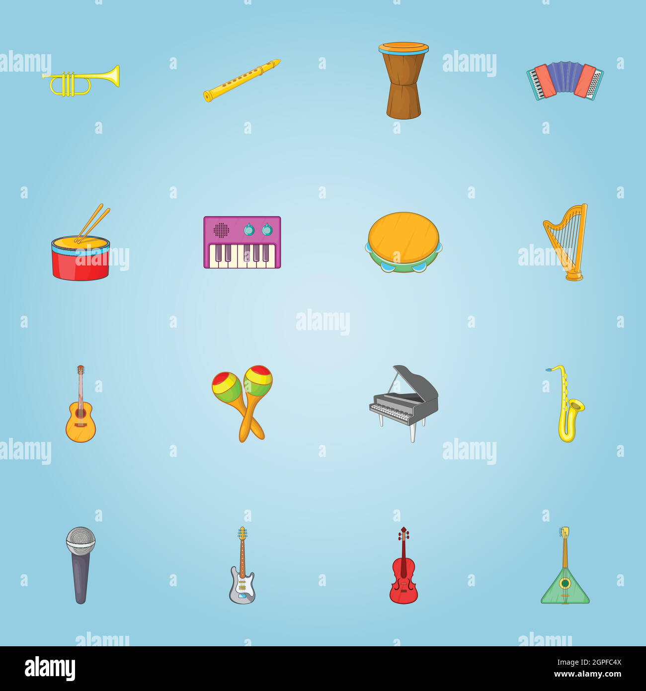 Musical instruments icons set, cartoon style Stock Vector Image & Art ... Musical instruments icons set, cartoon style Stock Vector Image & Art ...
