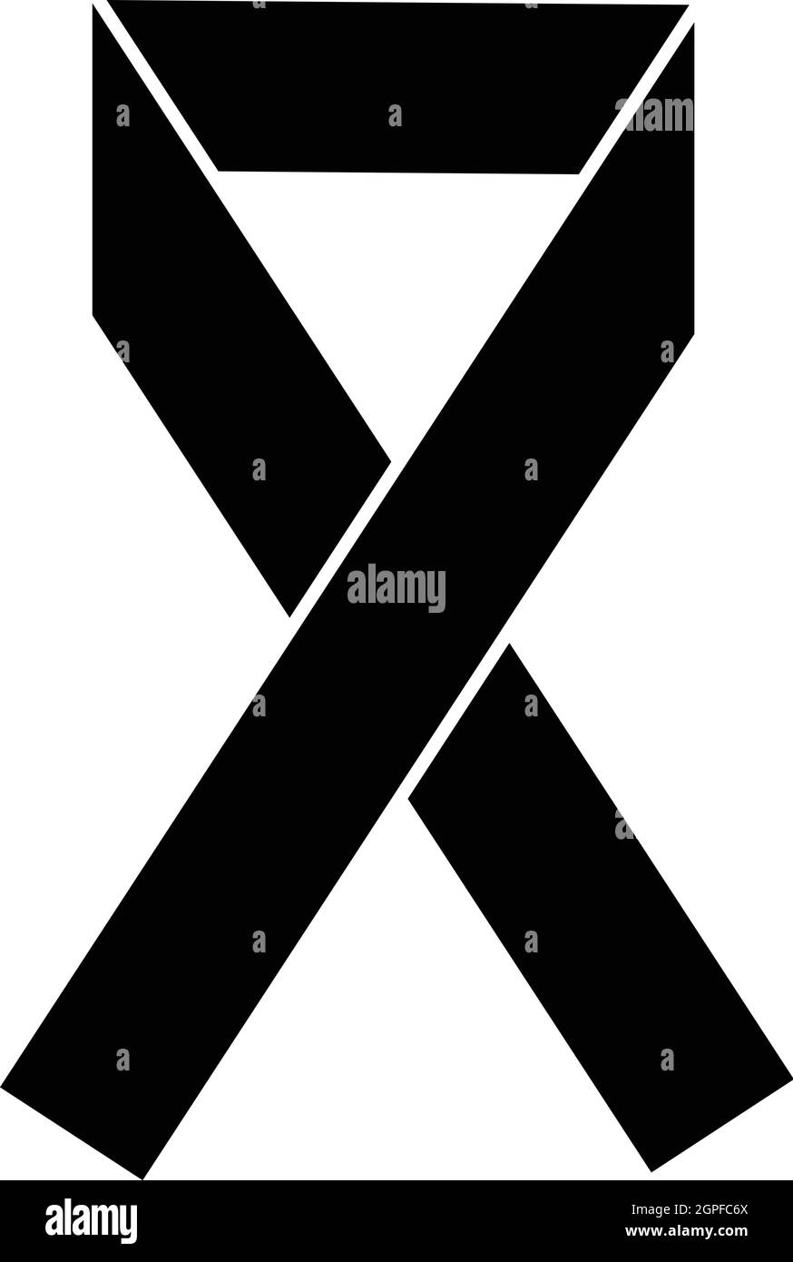 Ribbon icon, simple style Stock Vector Image & Art - Alamy