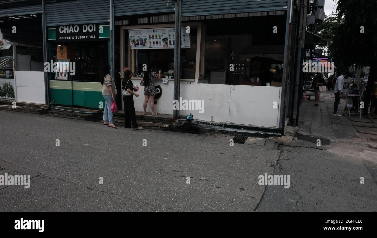Food Stalls on Asok Montri Road Soi Asoke Soi 21 Sukhumvit Road ...