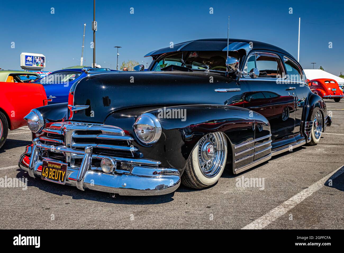 Reno, NV - August 4, 2021: 1948 Chevrolet Fleetline Aerosedan Coupe at ...