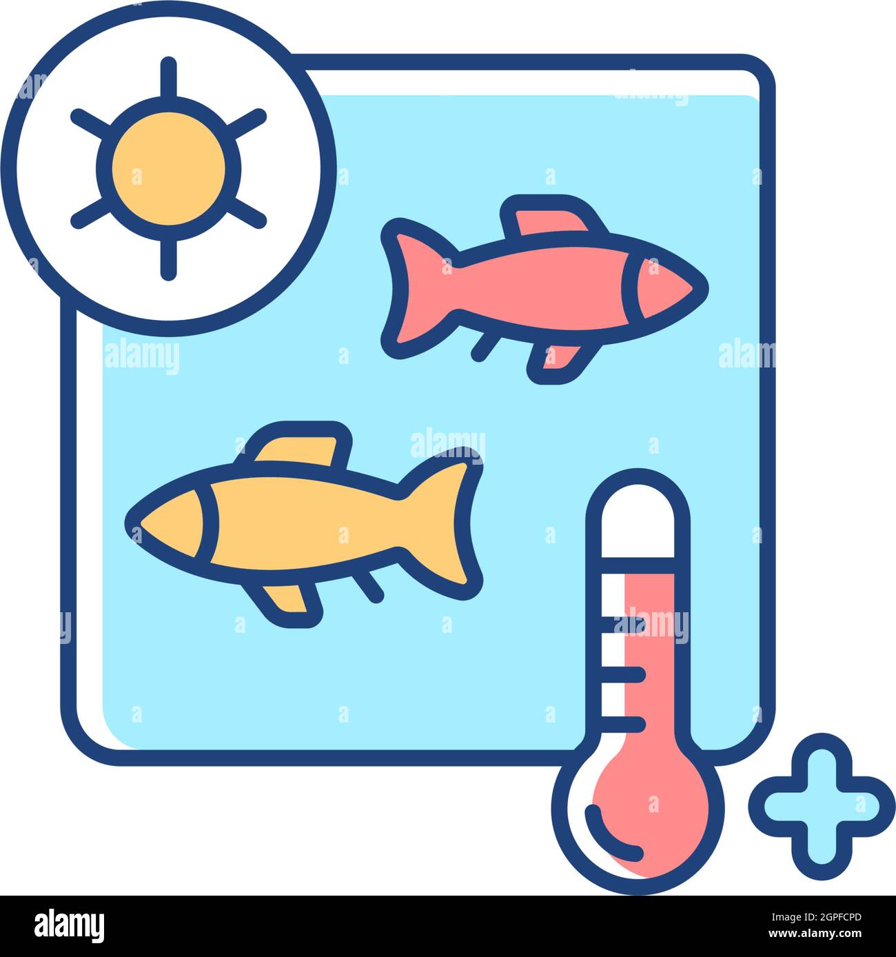 Heat treatment RGB color icon Stock Vector Image & Art - Alamy