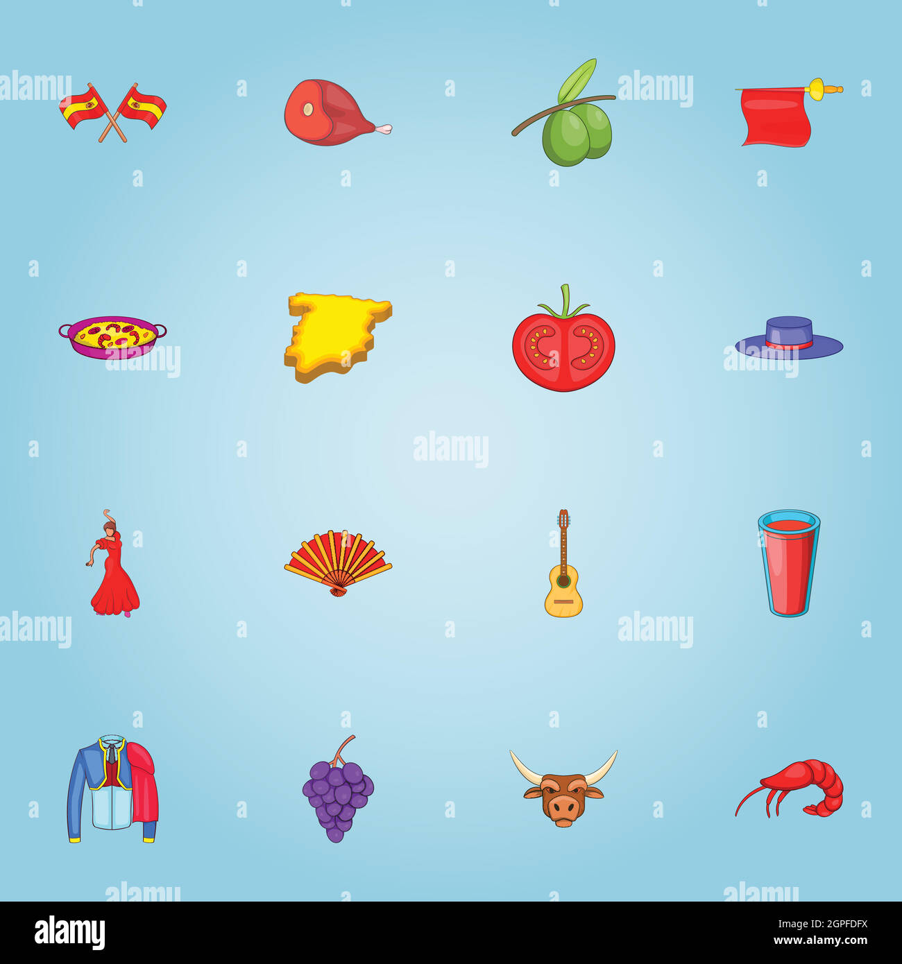 Set 16 icons music hi-res stock photography and images - Alamy