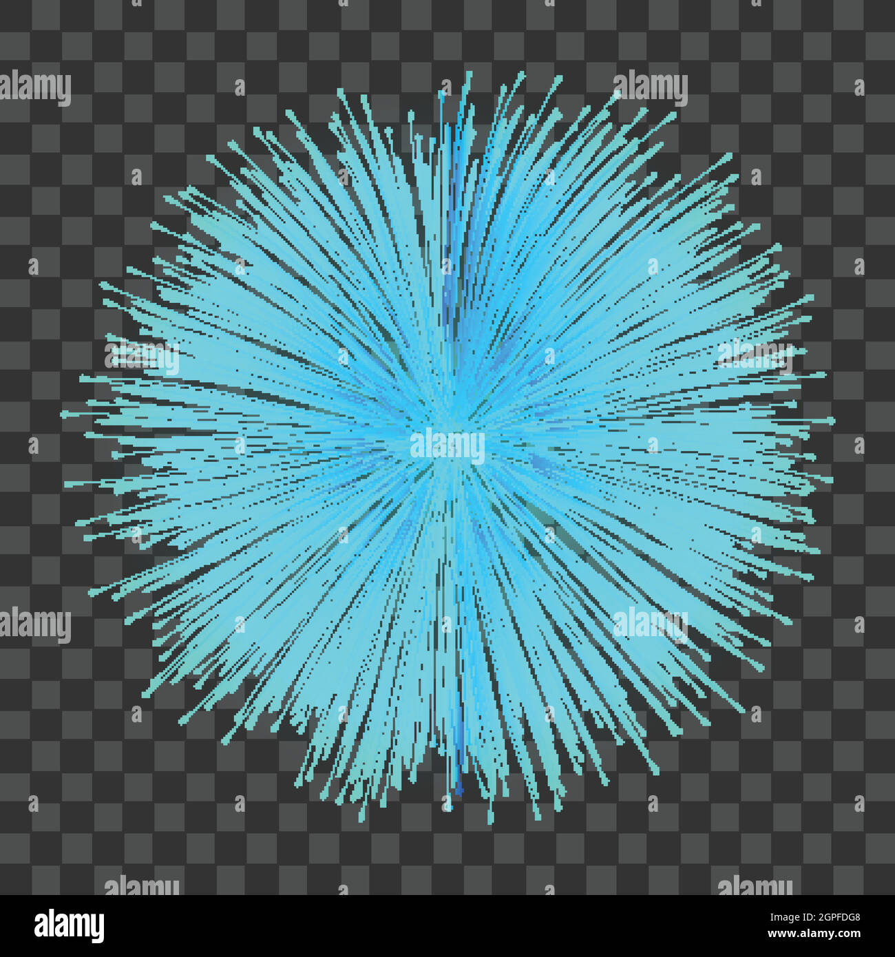 Blue firework icon, realistic style Stock Vector Image & Art - Alamy