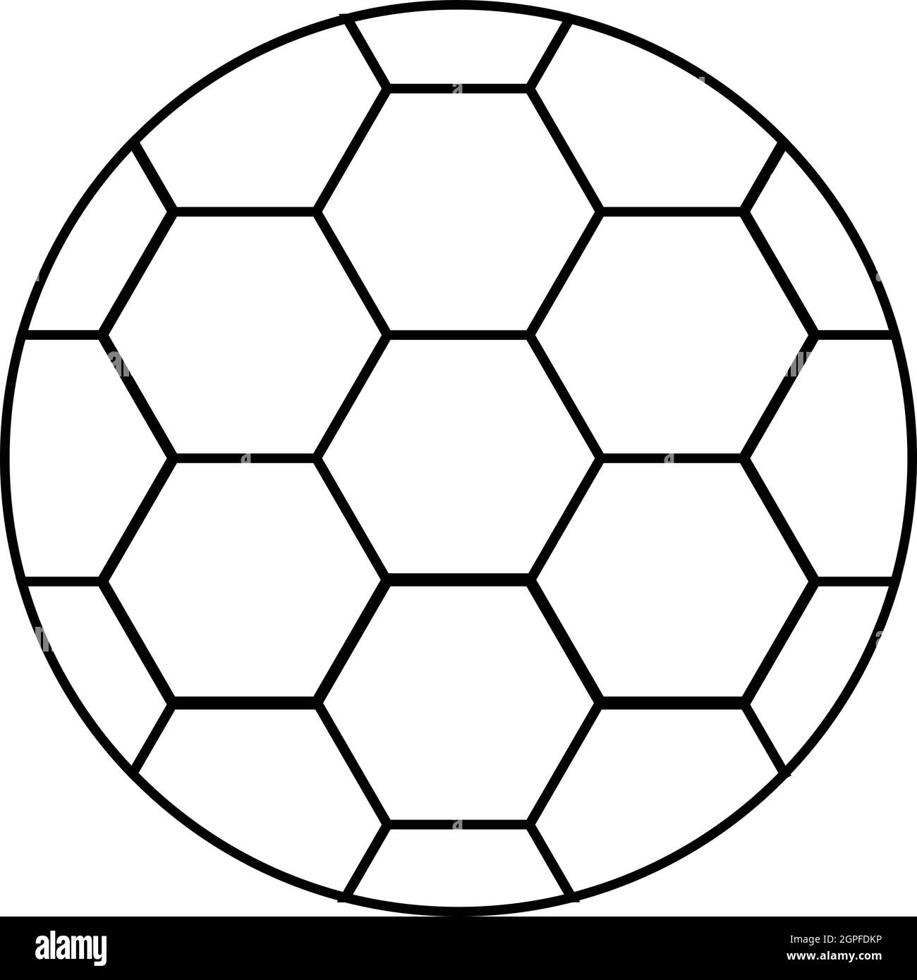 Soccer ball icon, outline style Stock Vector Image & Art - Alamy