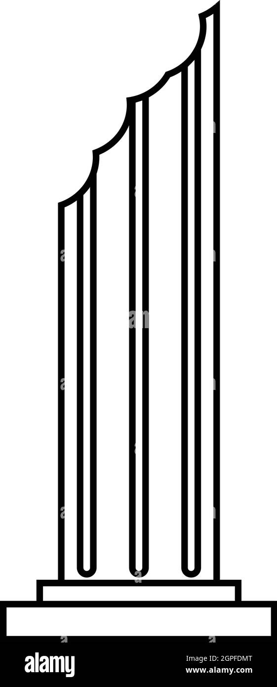 White capital corinthian column Stock Vector Images - Alamy