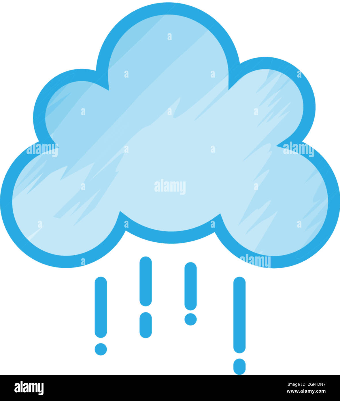 Cloud sky rainy nature Cut Out Stock Images & Pictures - Alamy