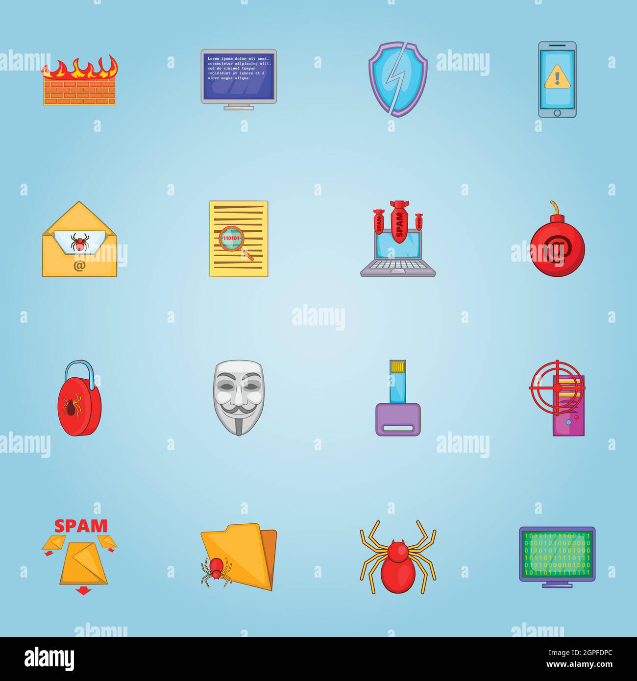 Letter on computer Stock Vector Images - Alamy