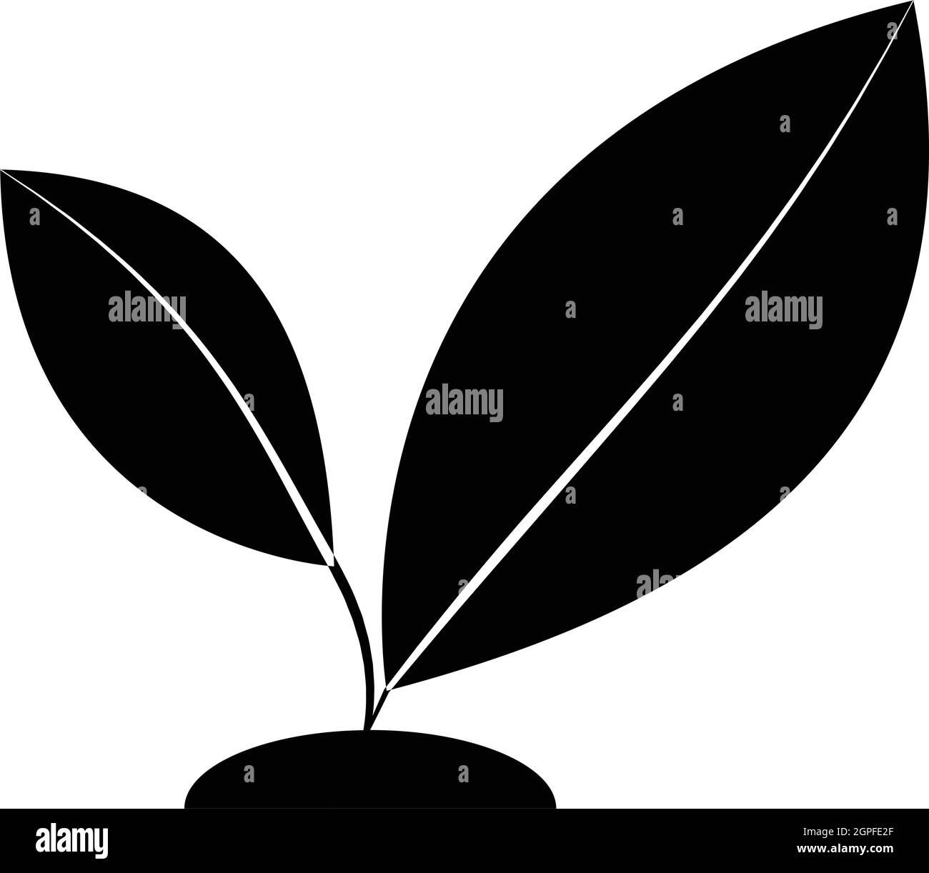 Sprout icon, simple style Stock Vector Image & Art - Alamy