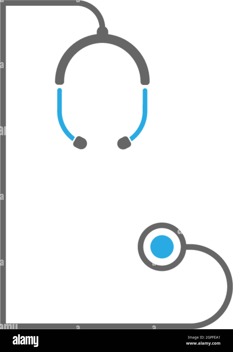 Letter logo icon medical Stock Vector Images - Alamy