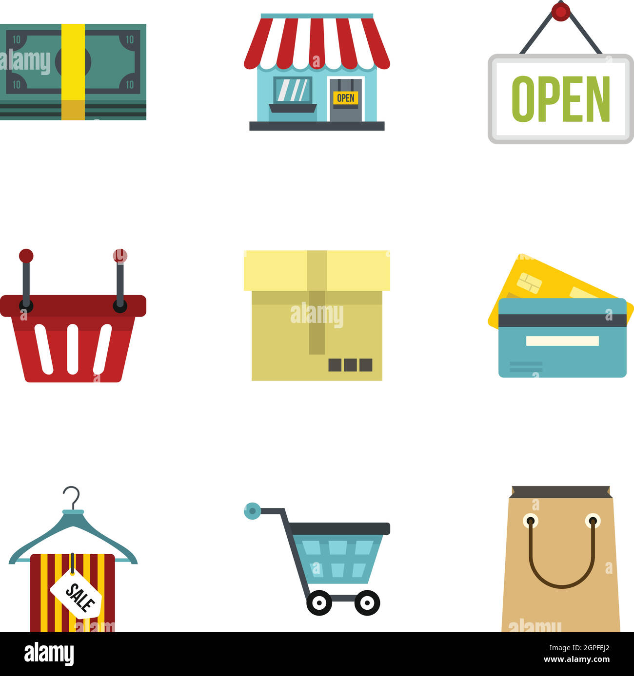 Object of purchase Stock Vector Images - Alamy