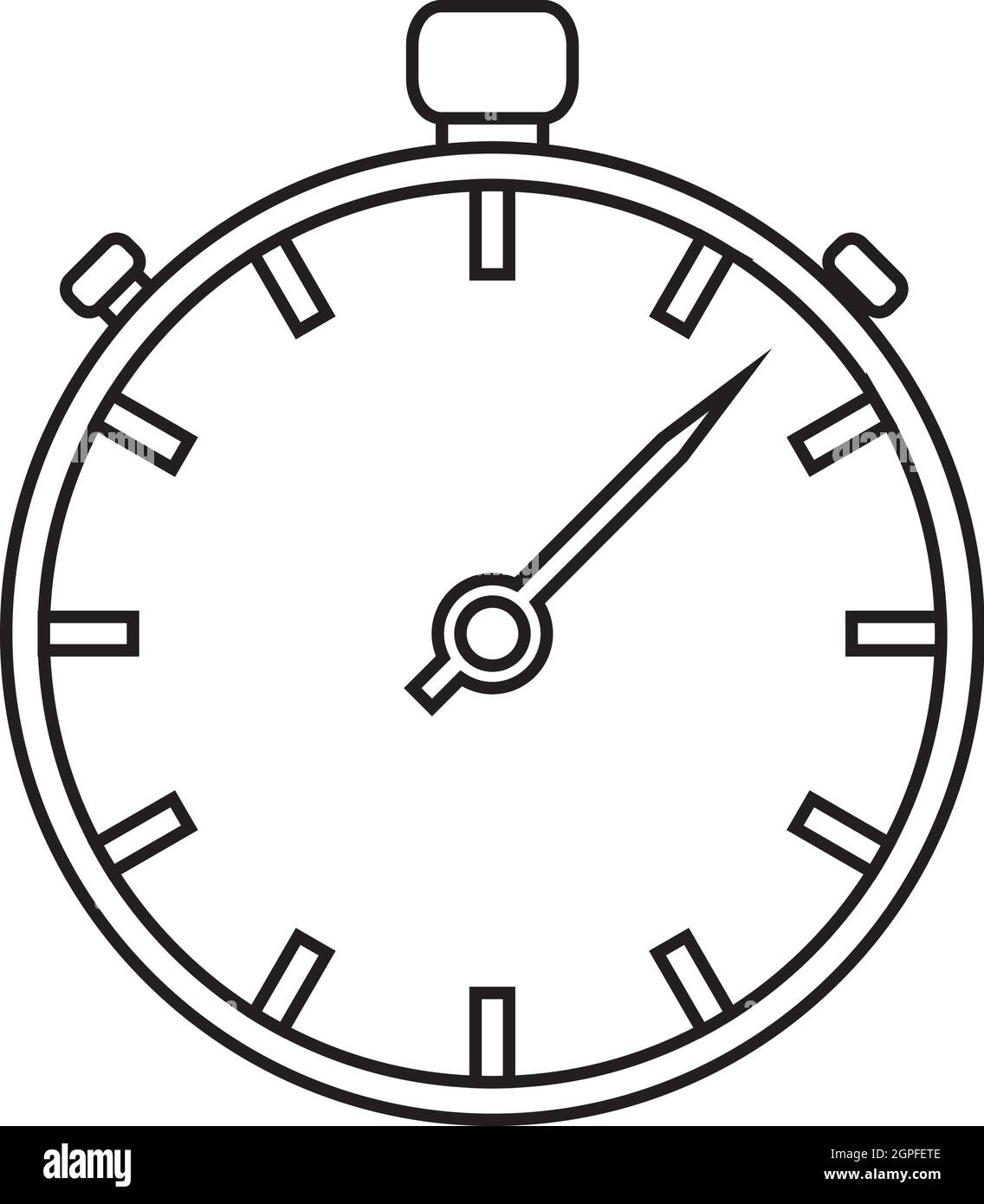 Training time icon outline Stock Vector Images - Alamy