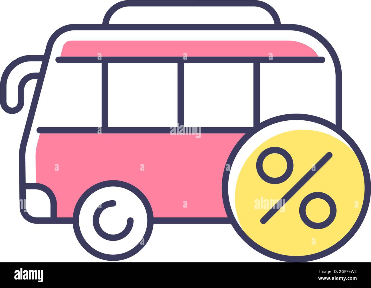 Commuting assistance RGB color icon Stock Vector Image & Art - Alamy