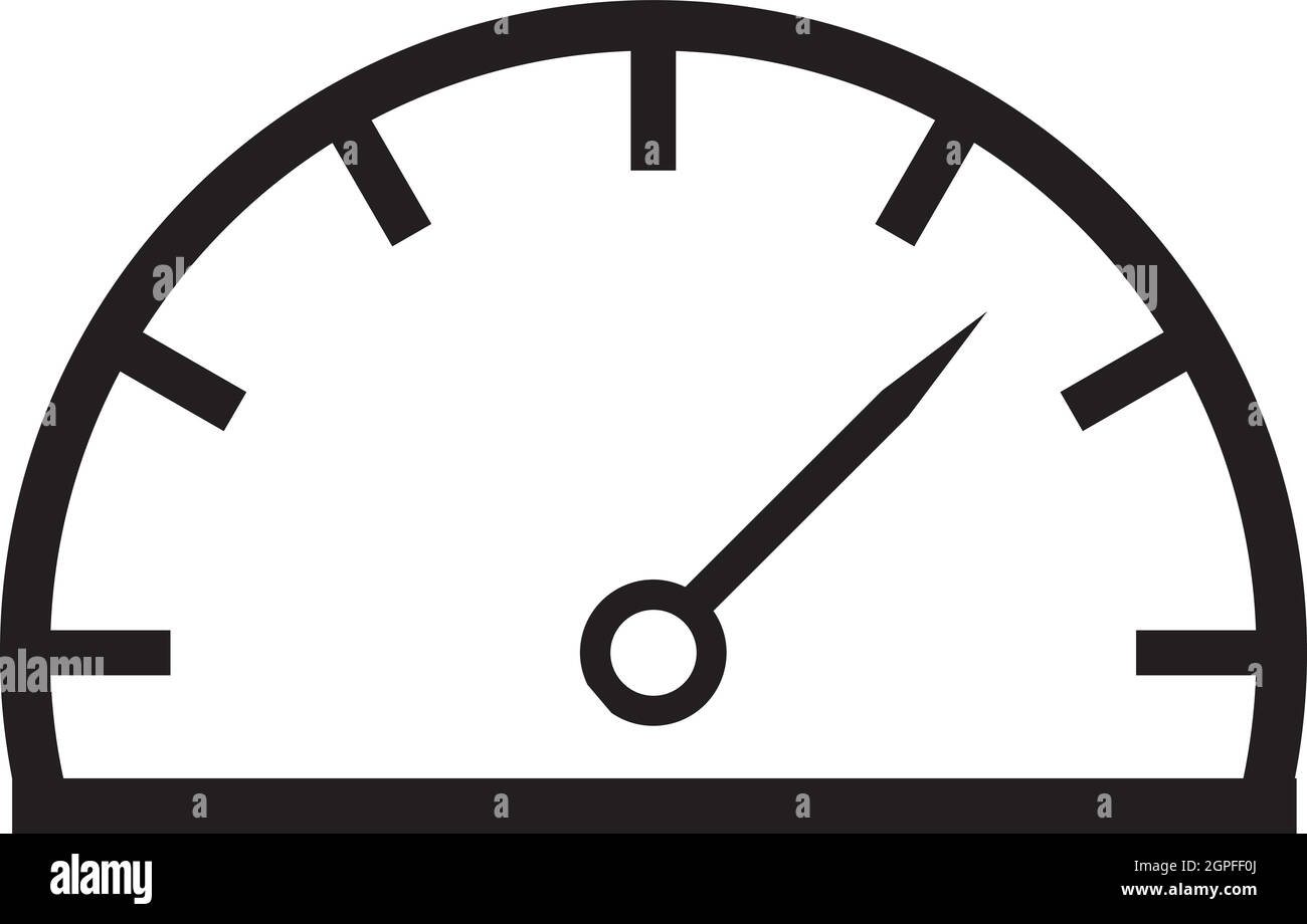 Simple Speedometer Vector