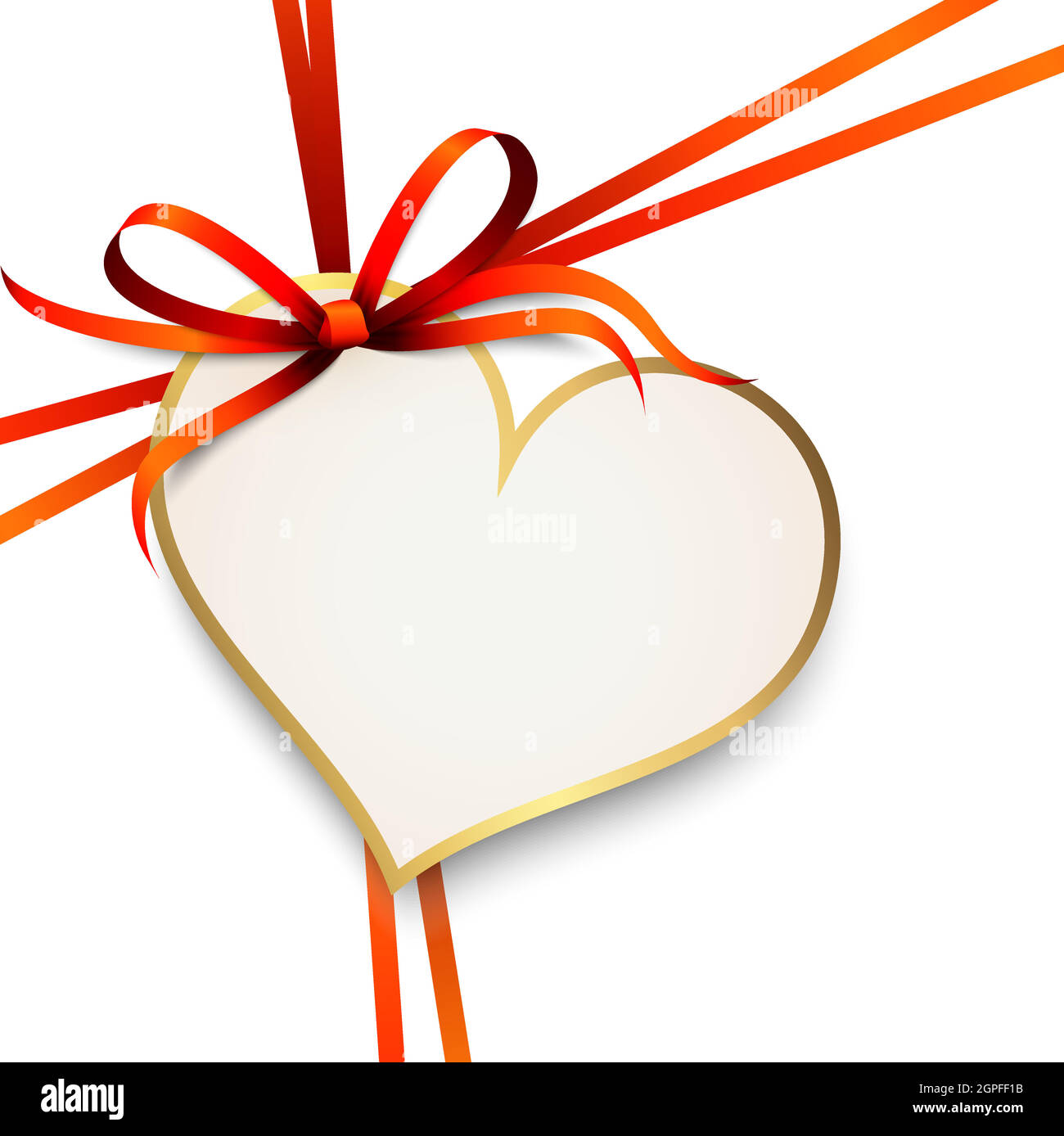 Red ribbon bow Stock Vector Images - Alamy