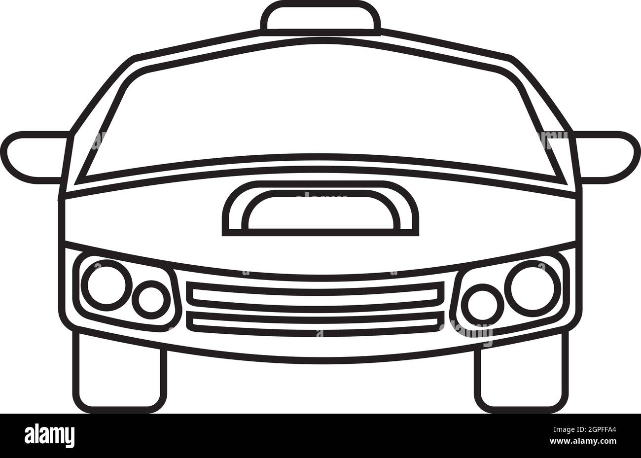 Race Car Outline Clip Art