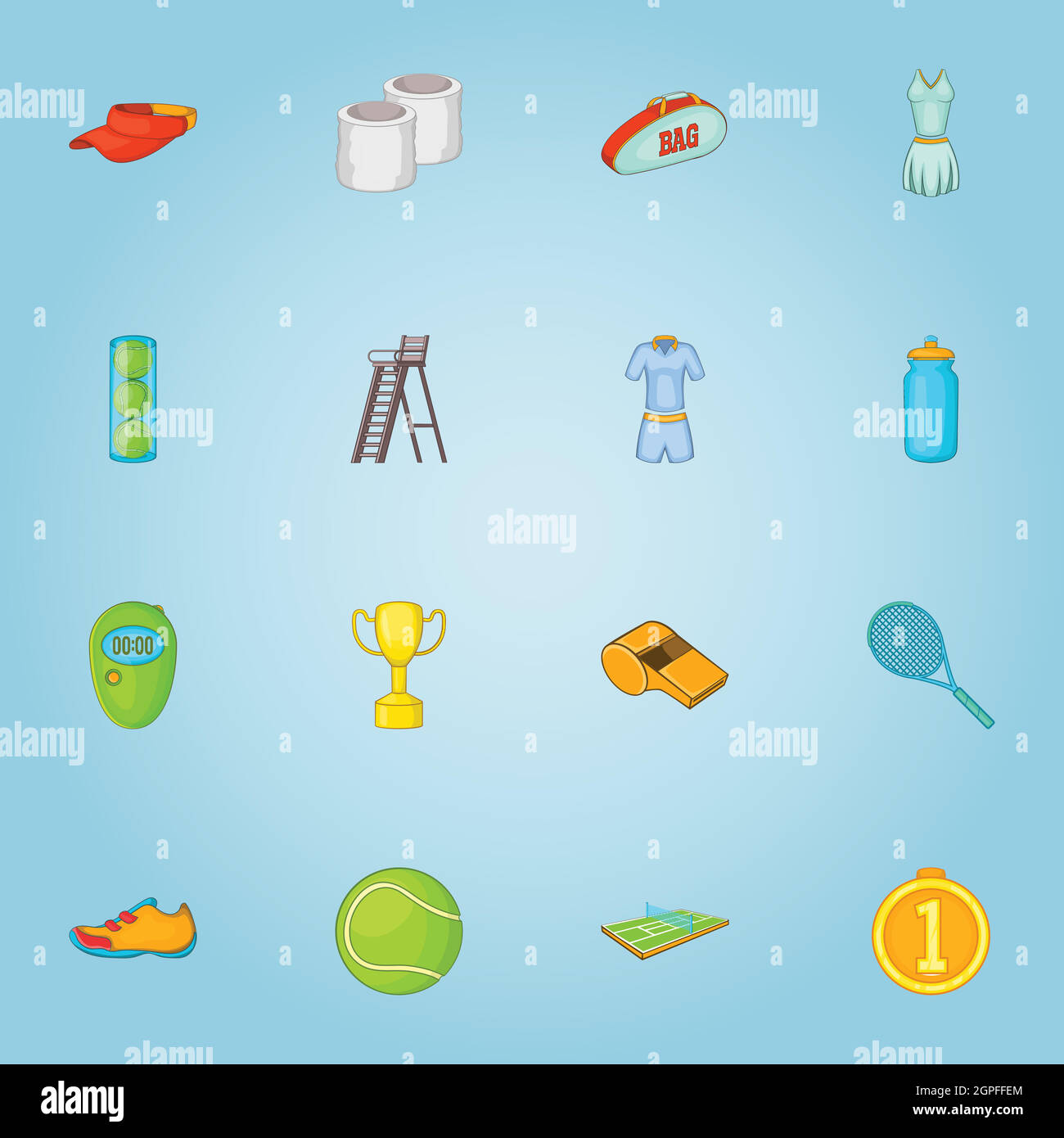 Set tennis balls isolated Stock Vector Images - Alamy
