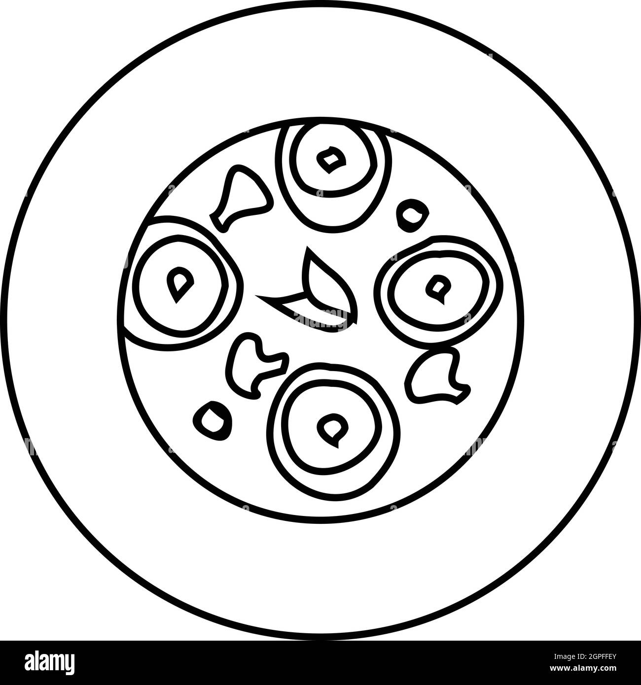 Style pizza Black and White Stock Photos & Images - Alamy