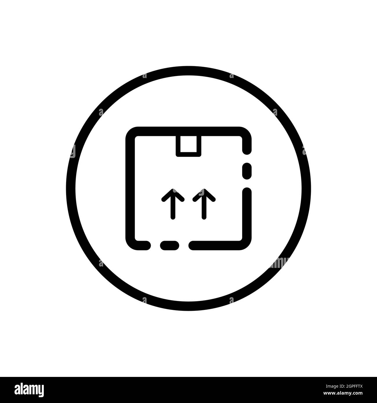 Box outline Stock Vector Images - Alamy