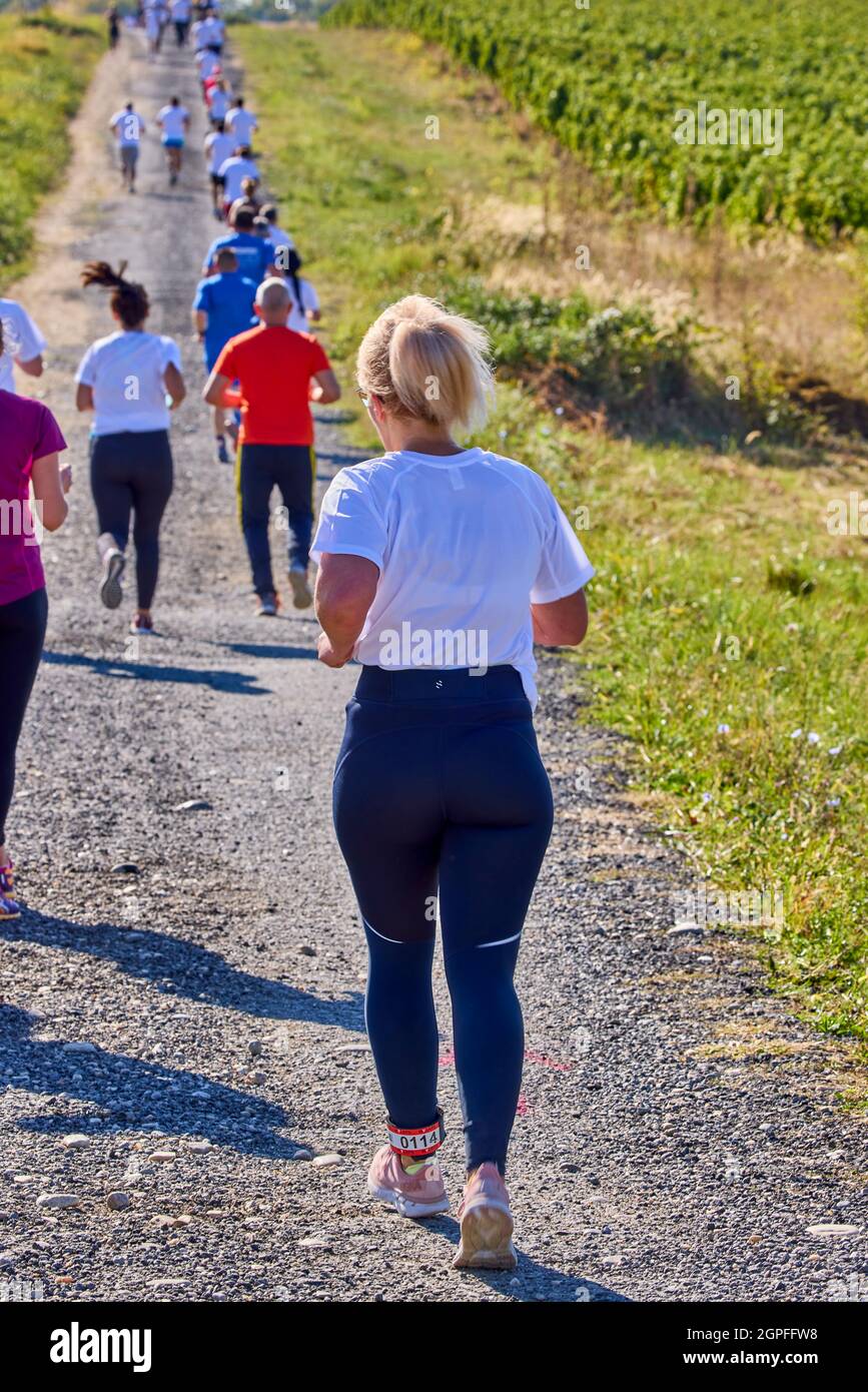 September 26, 2021: Romania, Marcea, running competition Edition no ...