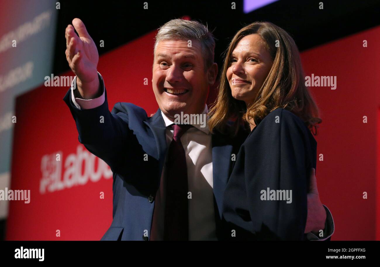 KEIR STARMER, VICTORIA STARMER, 2021 Stock Photo - Alamy
