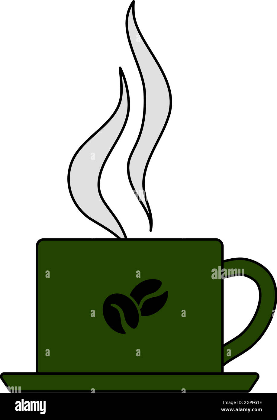 Smoking Cofee Cup Icon Stock Vector Image & Art - Alamy