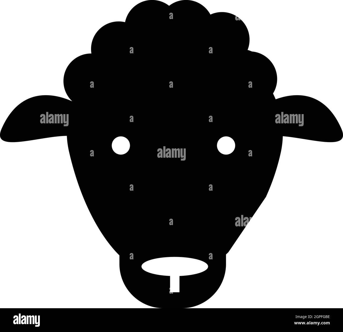 Sheep icon, simple style Stock Vector Image & Art - Alamy