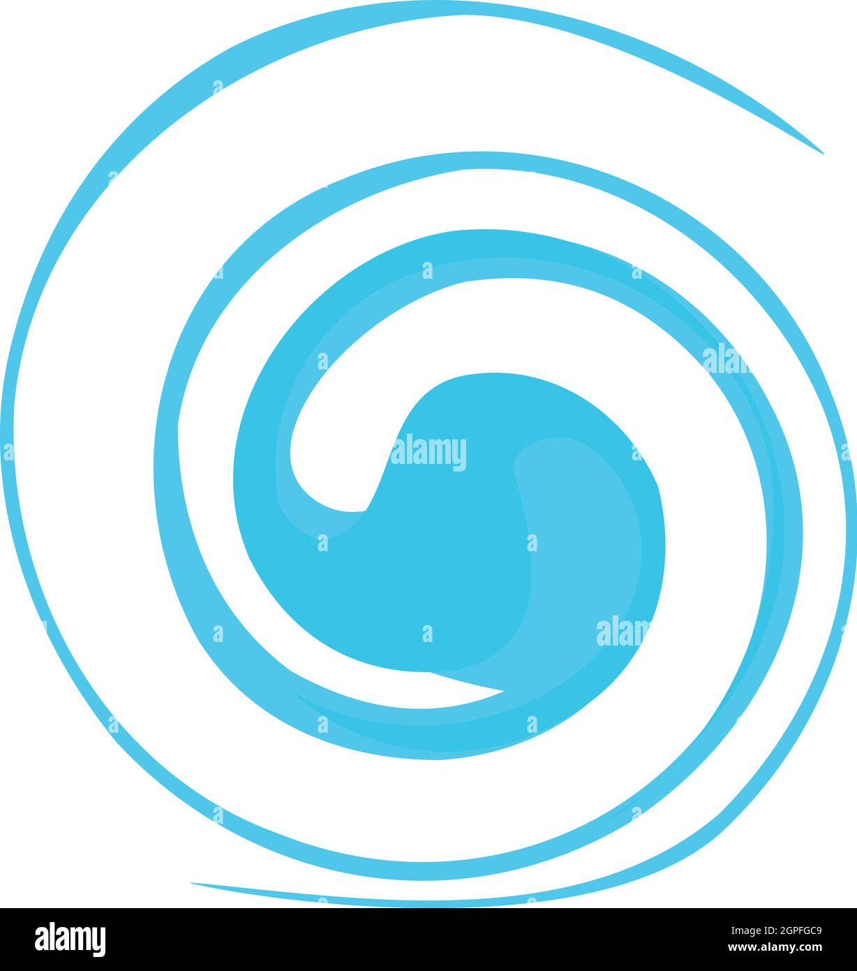 Circular wave icon, cartoon style Stock Vector Image & Art - Alamy