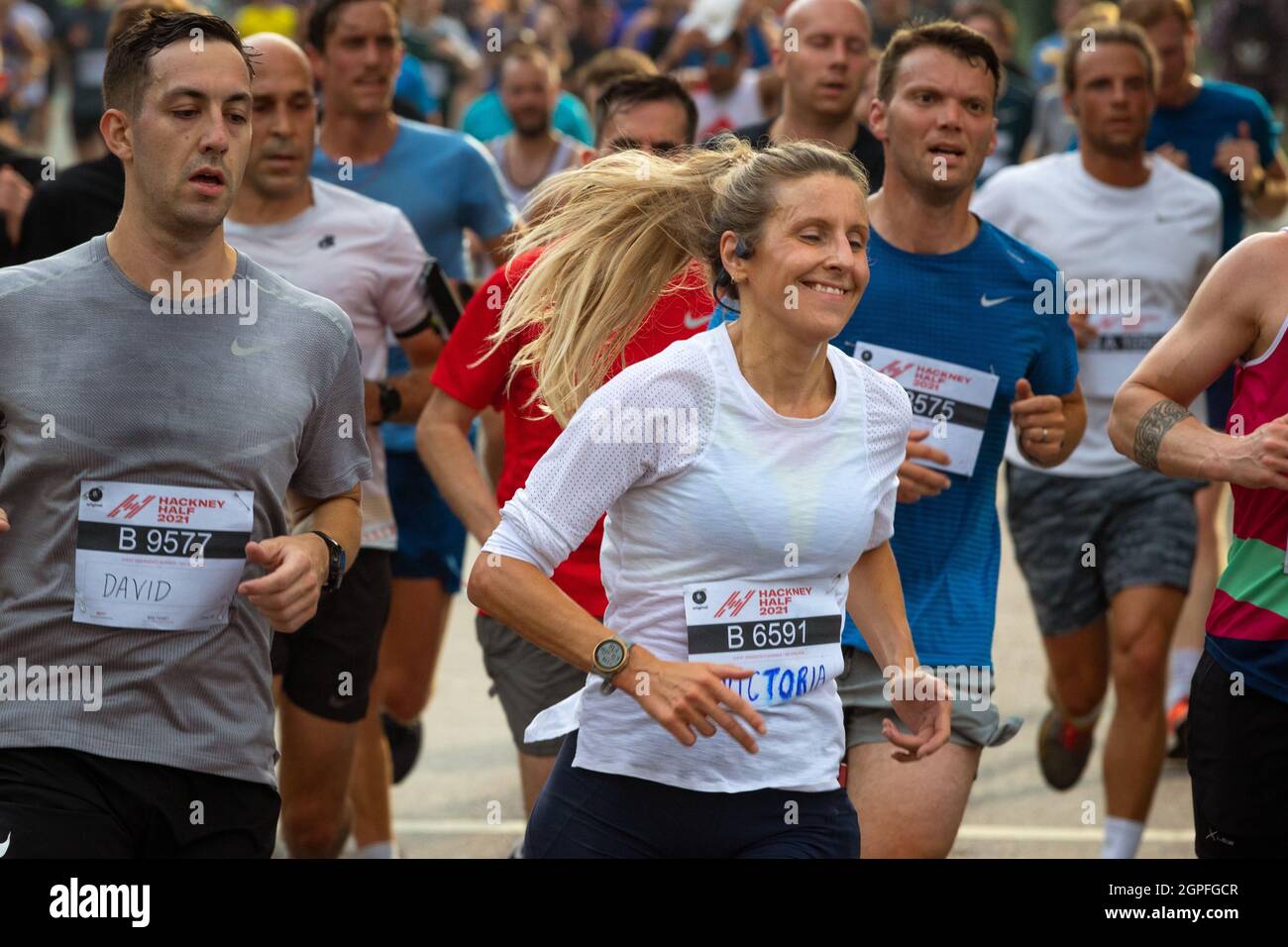 Hackney half marathon hi-res stock photography and images - Alamy