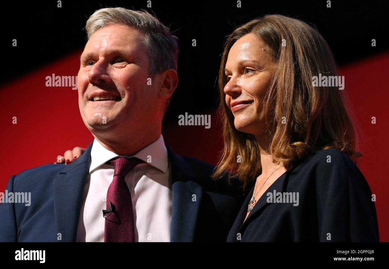KEIR STARMER, VICTORIA STARMER, 2021 Stock Photo - Alamy