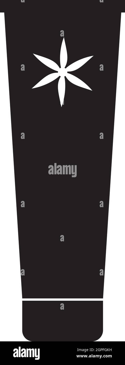 Black white cream lotion Stock Vector Images - Alamy
