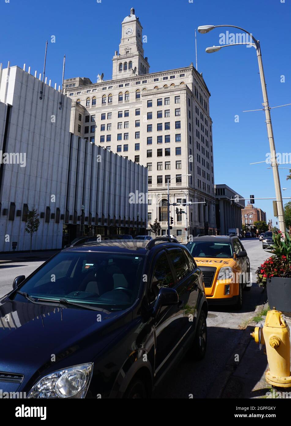 Downtown Davenport, Iowa. USA Stock Photo - Alamy