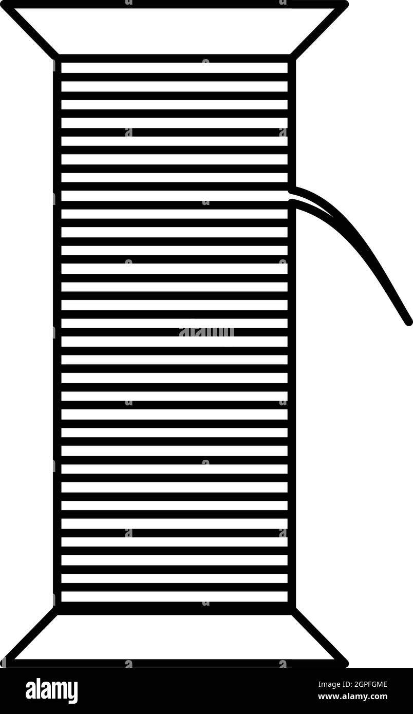 Spool of string Black and White Stock Photos & Images - Alamy