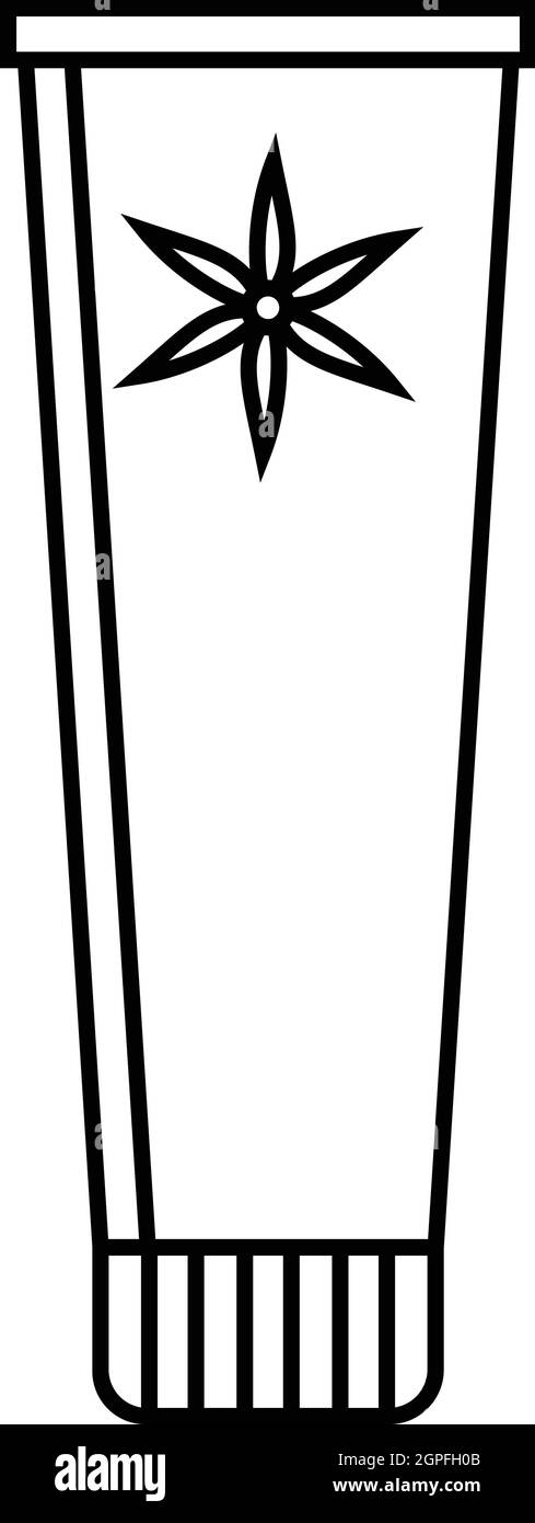 Skin cream jar icon Black and White Stock Photos & Images - Alamy